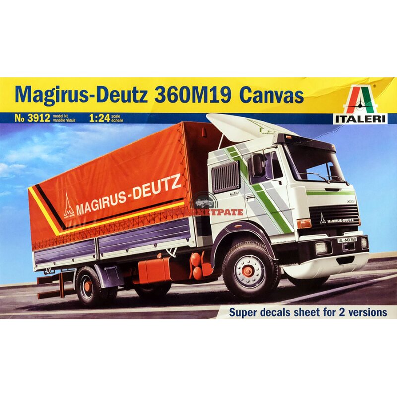 Magirus - Deutz 360M19 Canvas Truck LKW 1:24 Model Kit Bausatz Italer ...