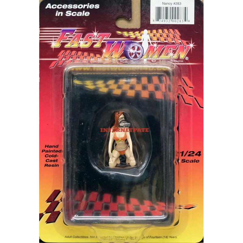 Fast Women Nancy #283 Sexy Car Girl Diorama Figur 1:24 Motorhead Mini ...